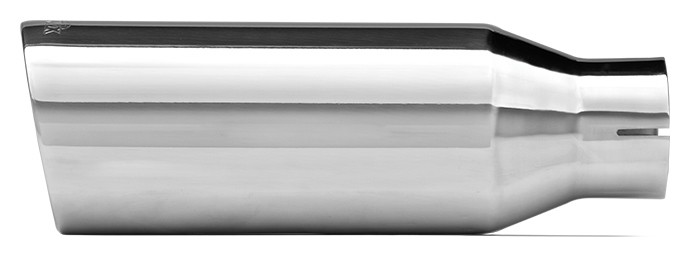 304 Polished Stainless Steel Tip - Double Wall - Inlet Dia.: 2.5 ...