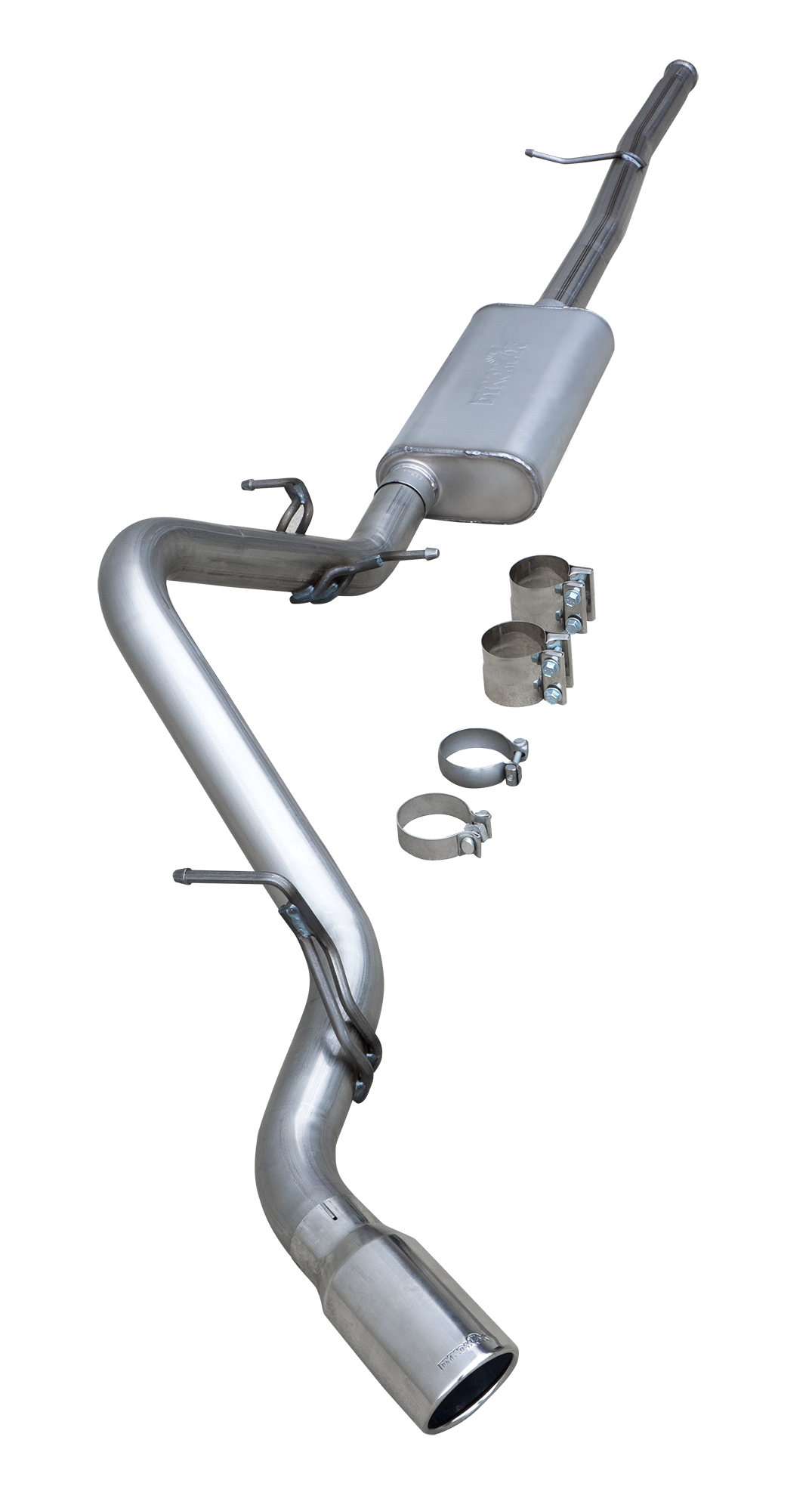 DynoMax® SINGLE - 3-in. CAT-BACK SYSTEM - ULTRA FLO™ WELDED MUFFLER for ...